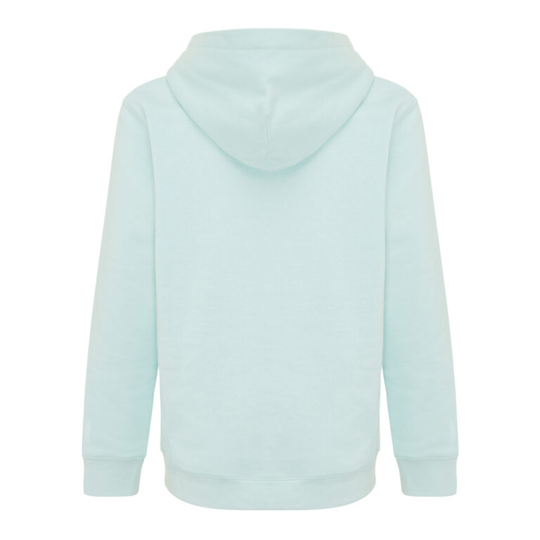 Yengo kids recycled cotton hoodie with sidepockets, crushed - New Iqoniq