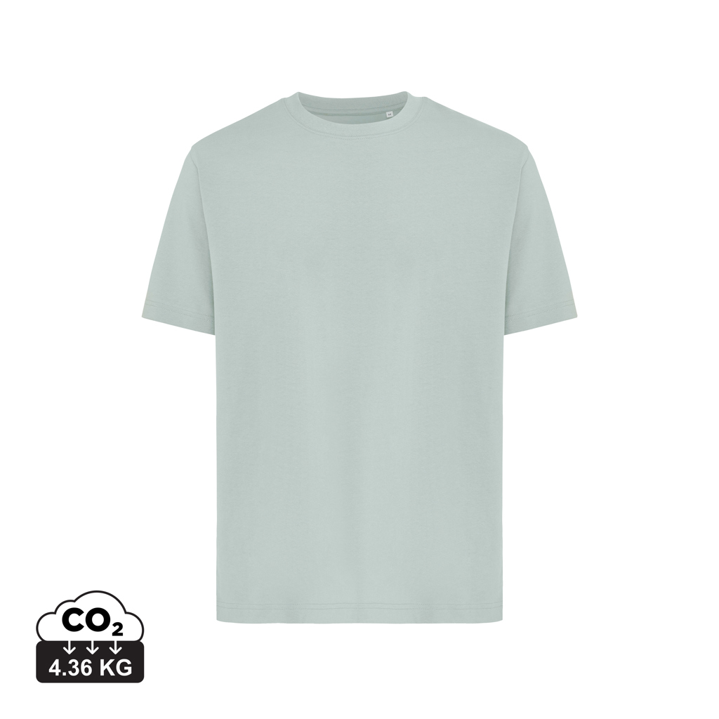 Nikko heavyweight recycled cotton t-shirt, iceberg green - New Iqoniq
